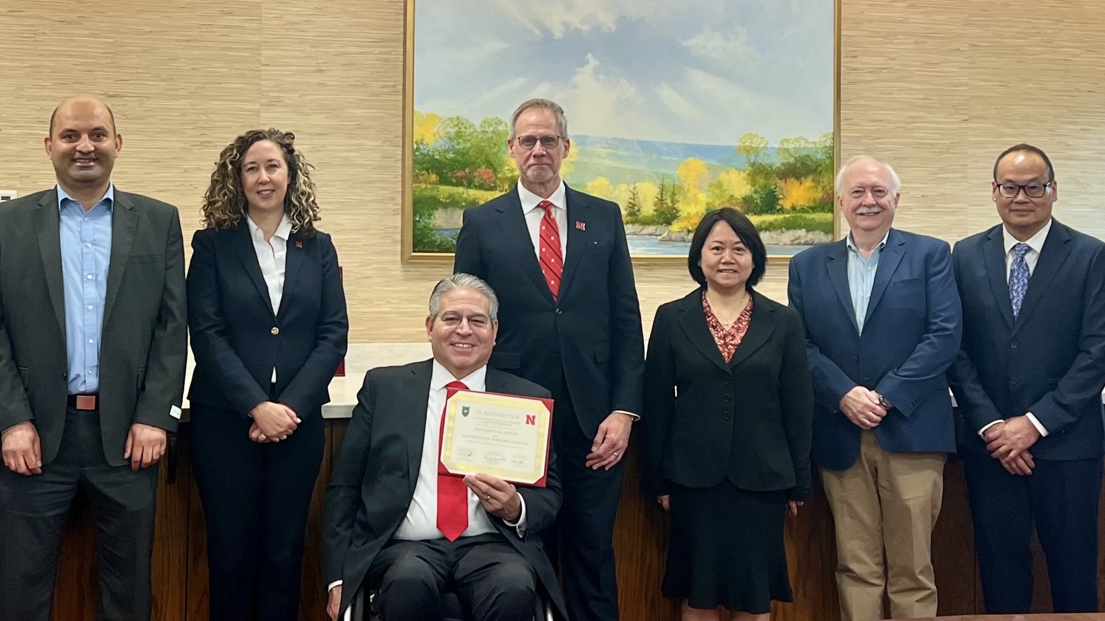 Nebraska and University of Jordan Hold Ceremonial Signing of Joint Ph.D ...